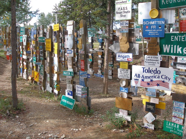 2006-08-25 Sign Post Forest, Watson Lake, BC, Canada 15